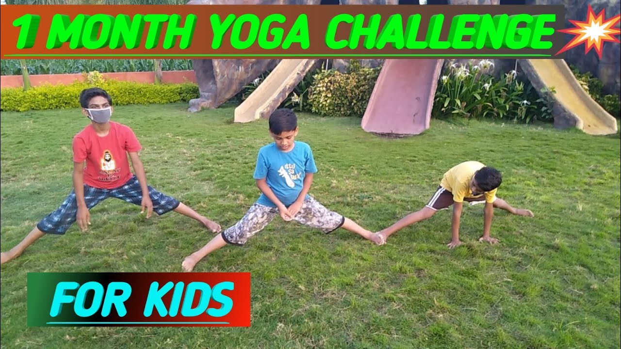 बच्चों के लिए योग के challenge/yoga challenge for kids - YouTube