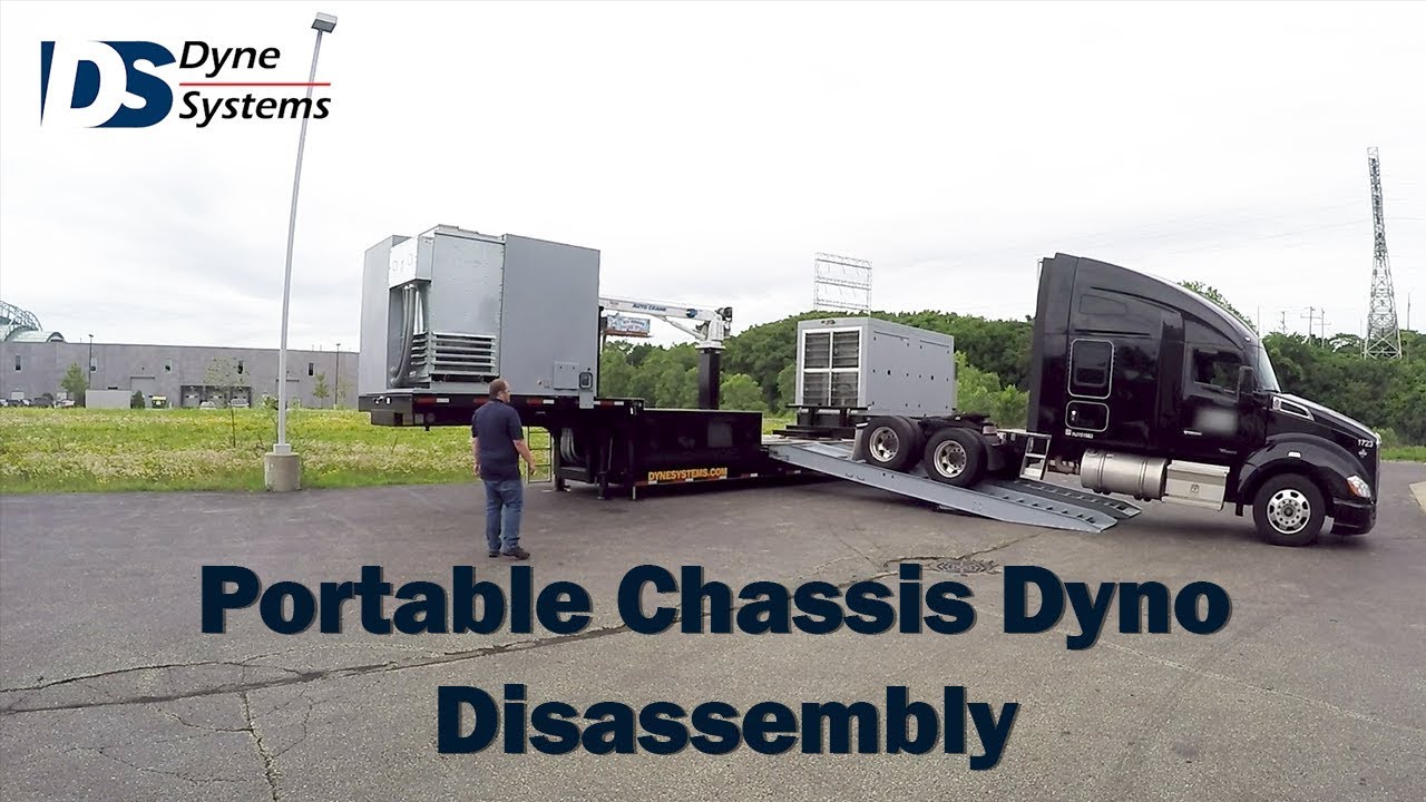 Portable Chassis Dynamometer TD-24-AC-T Disassembly - YouTube