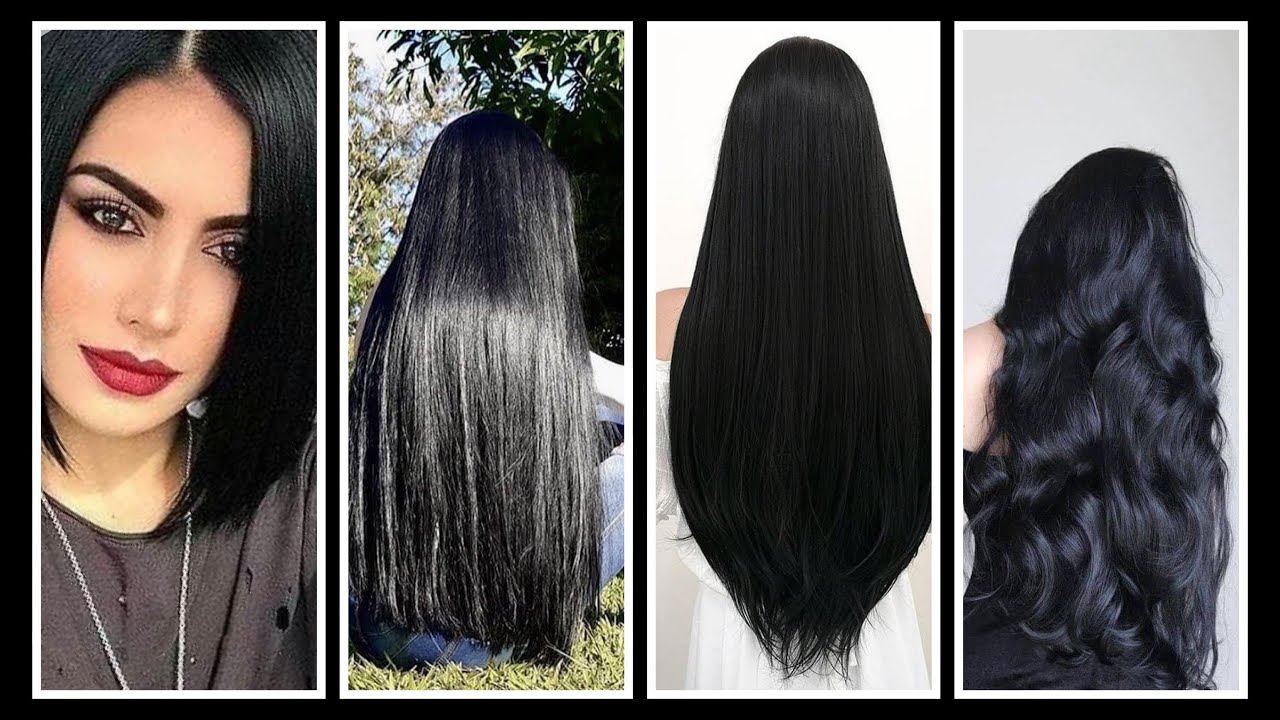 Hermosos Looks con cabello negro 👩🏻 - YouTube