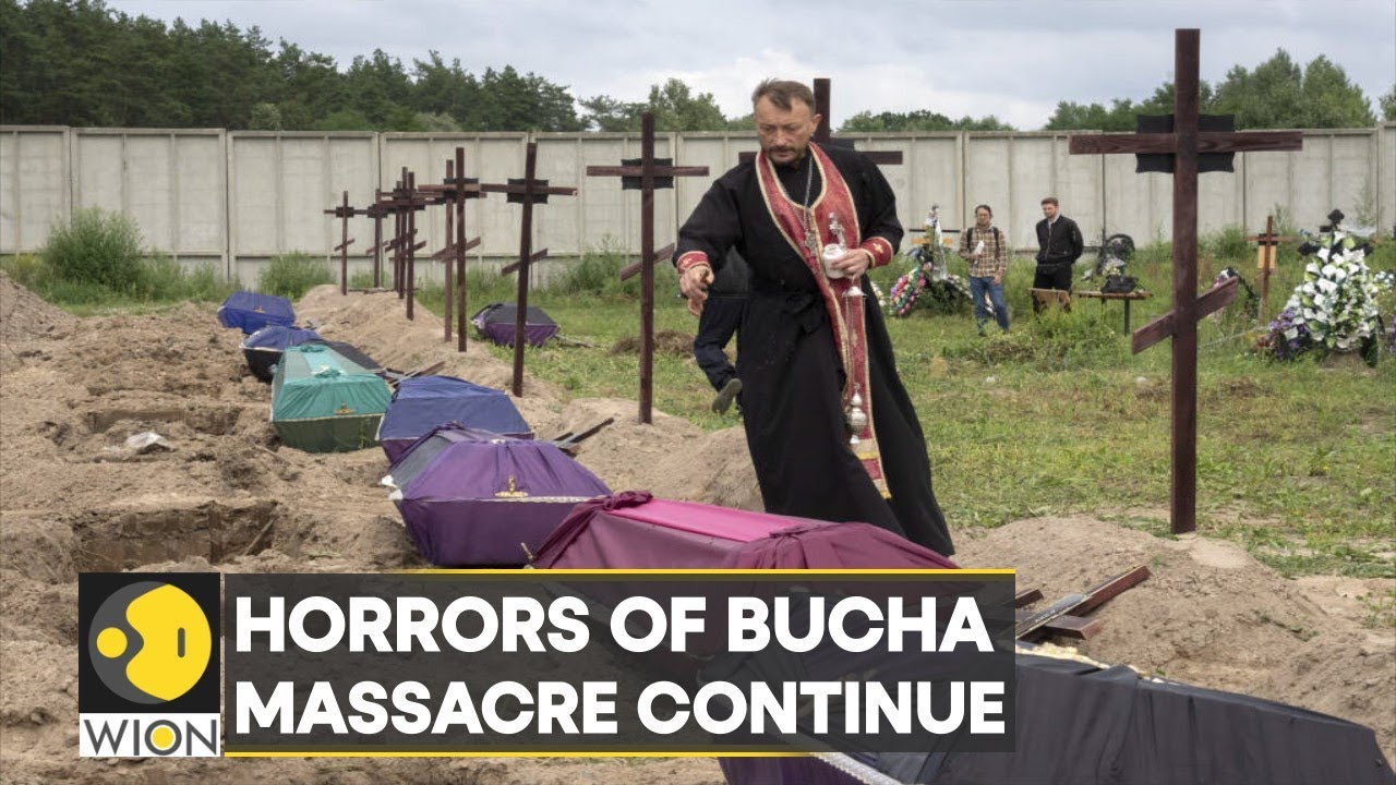Ukraine: Bucha Priest conducts multiple burial services for civilians ...