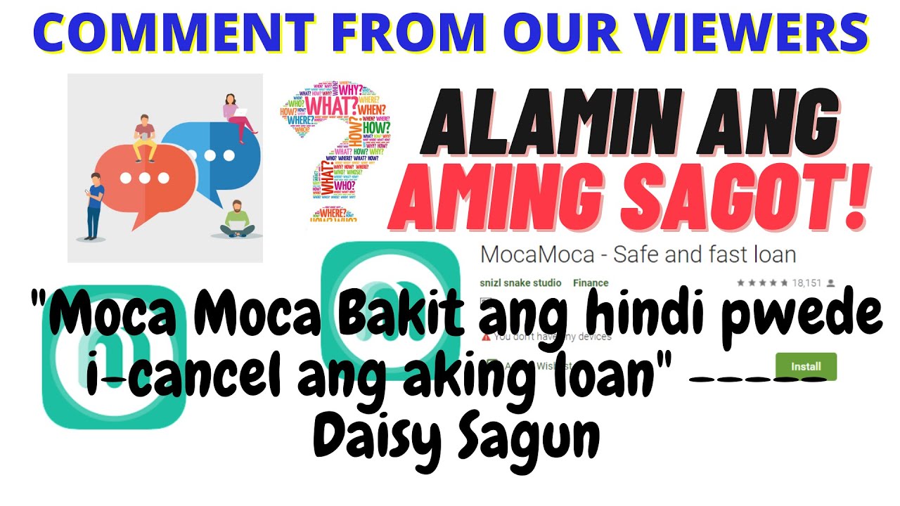 Moca Moca Ayaw Ipa CANCEL ang Loan | Ang Laki kasi ng Binabawas - YouTube