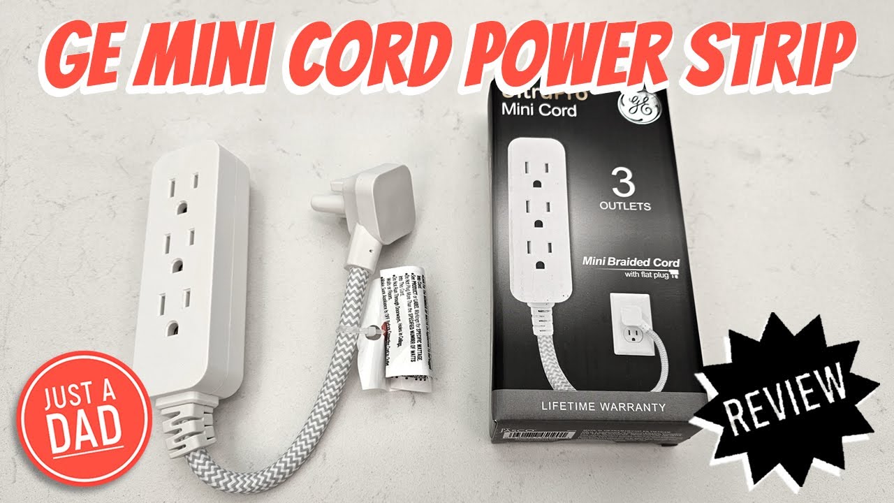 GE 3 outlet Mini Extension Cord Review - YouTube