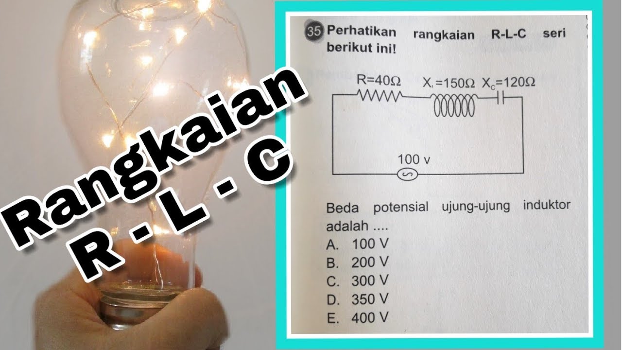 Rangkaian RLC : Menghitung beda potensial pada ujung induktor - YouTube