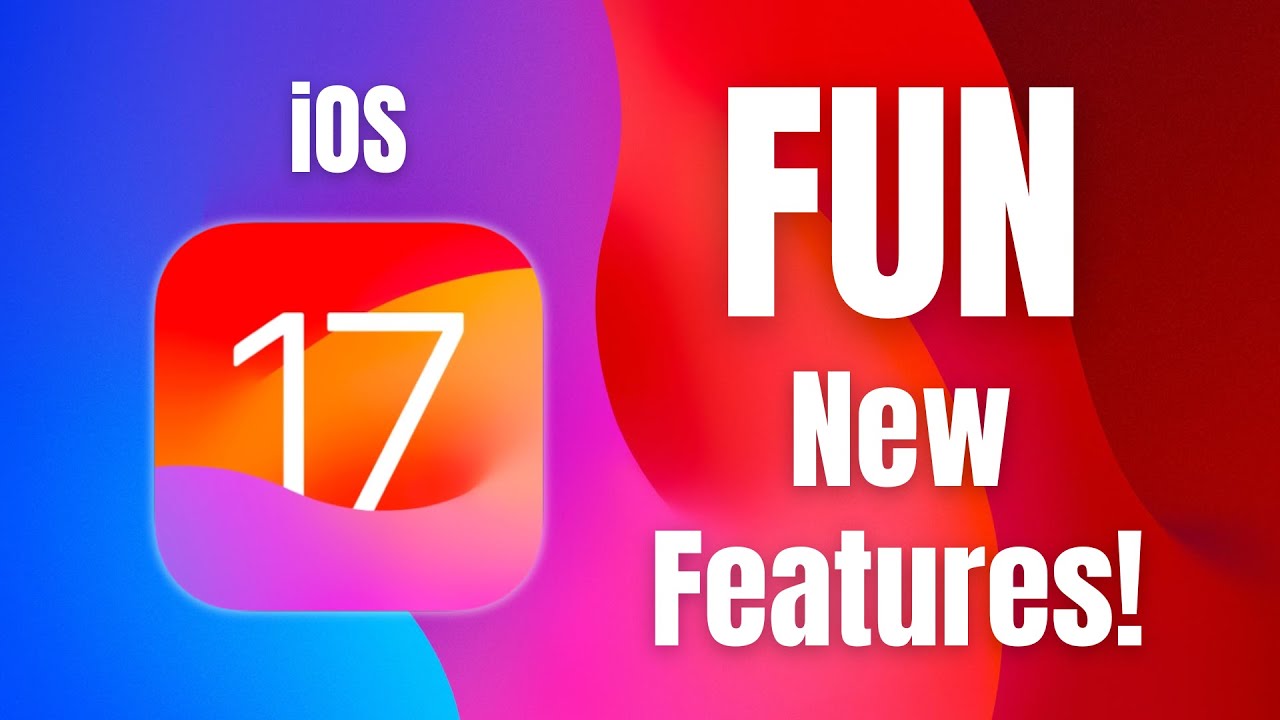 Fun Features on iOS 17 That You NEED to Try! - YouTube