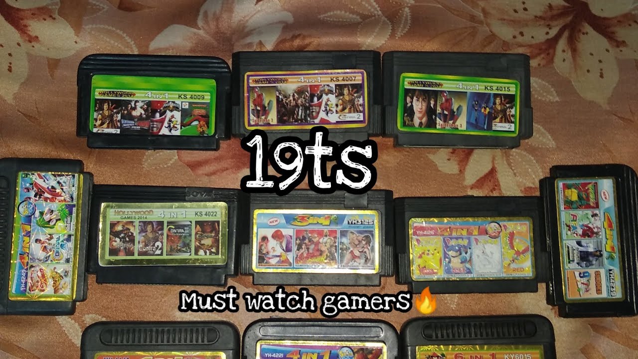 19tees GAMES VERY OLD GAMES COLLECTION IN INDIA || MUST WATCH GAMERS ...