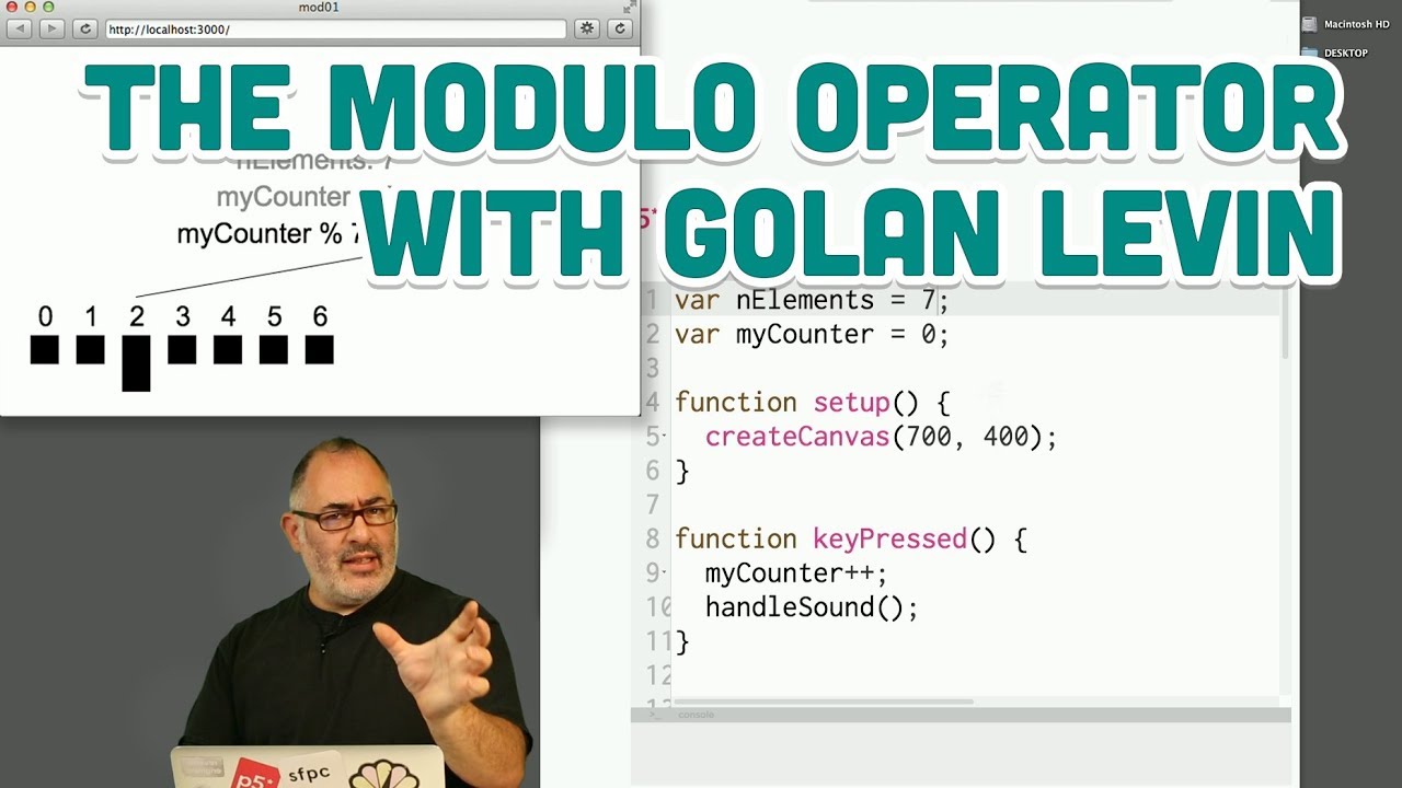 Guest Tutorial 6 The Modulo Operator With Golan Levin YouTube
