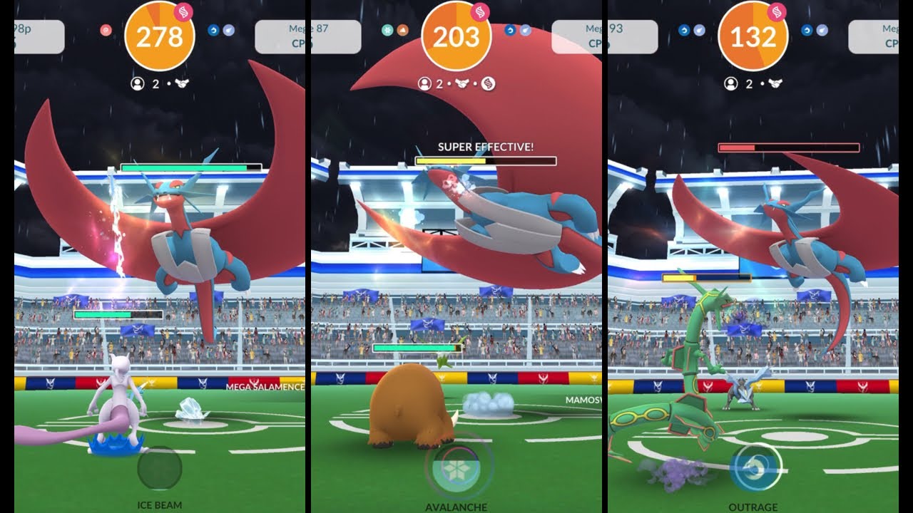 Mega Salamence Duo Raid in Pokémon GO, Easy with the Recommended Ice ...