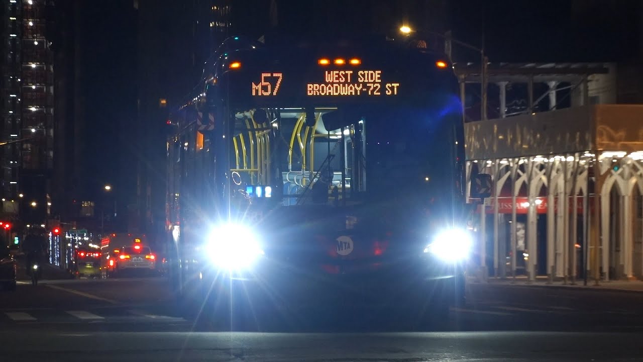 MTA New York City Bus 2018 New Flyer "Xcelsior" XD40 7581 On The M57 ...