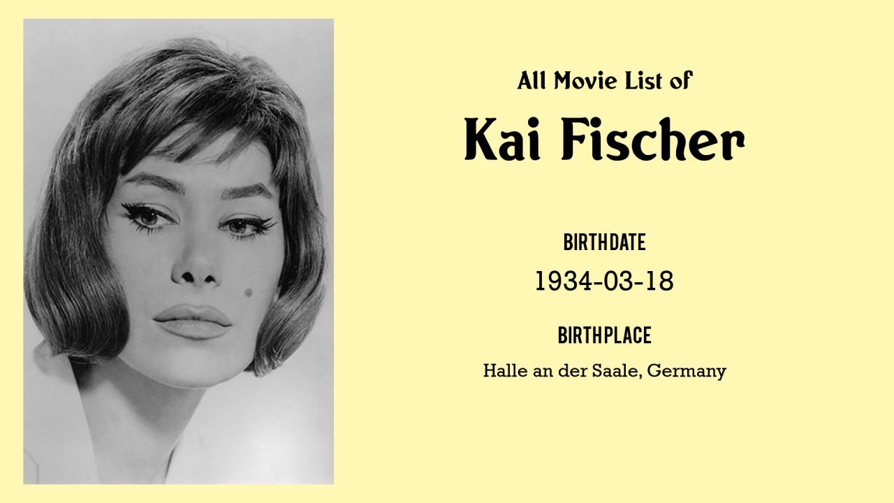 Kai Fischer Movies list Kai Fischer| Filmography of Kai Fischer - YouTube