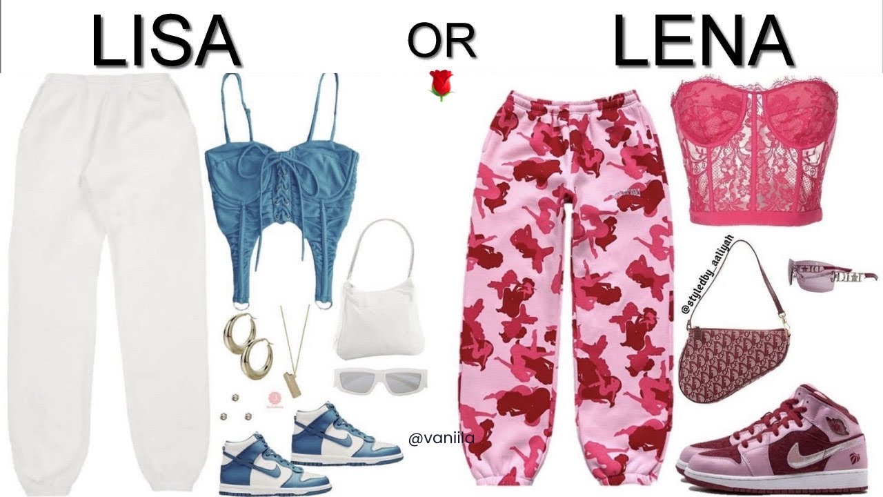 LISA OR LENA 🦋 [Cute styles and outfits choices] - YouTube