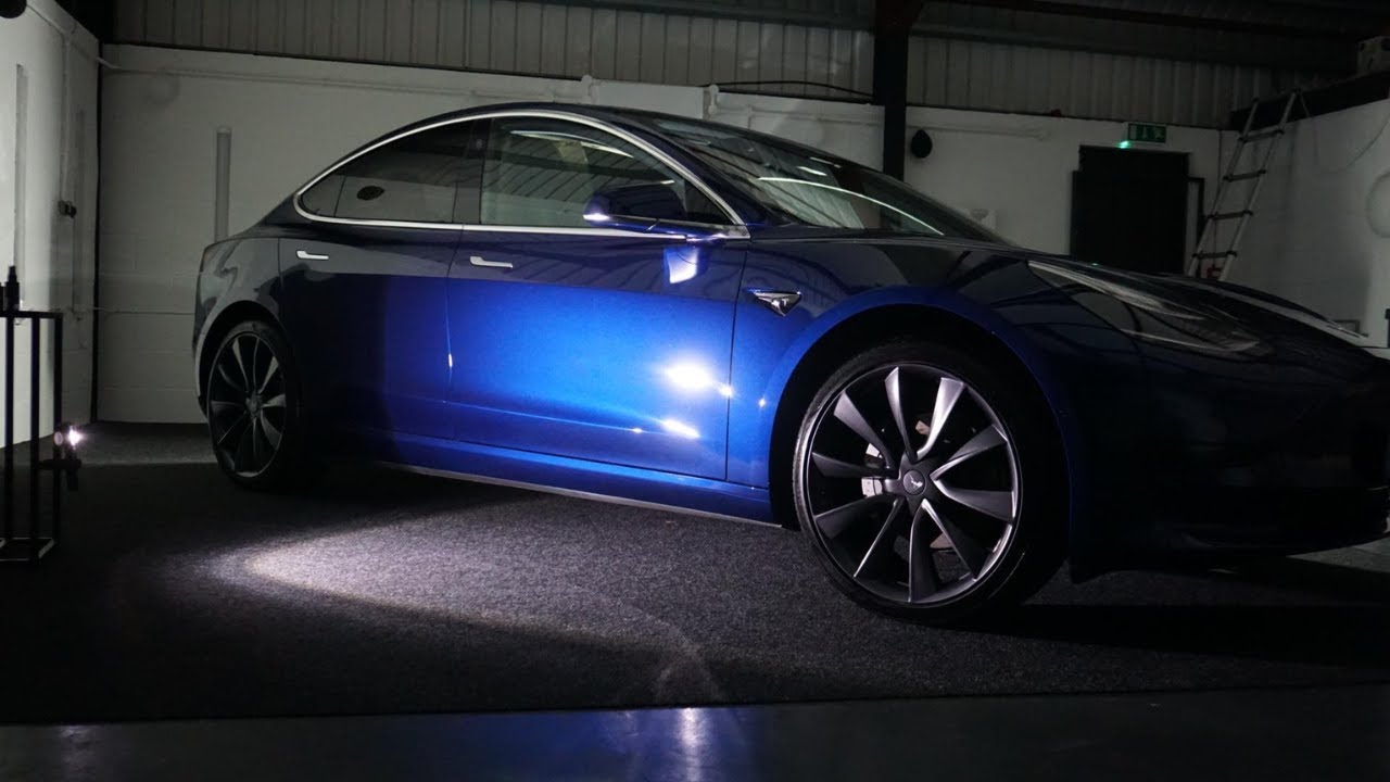 Tesla Model S Paint Enhancement and Ceramic Coating. - YouTube