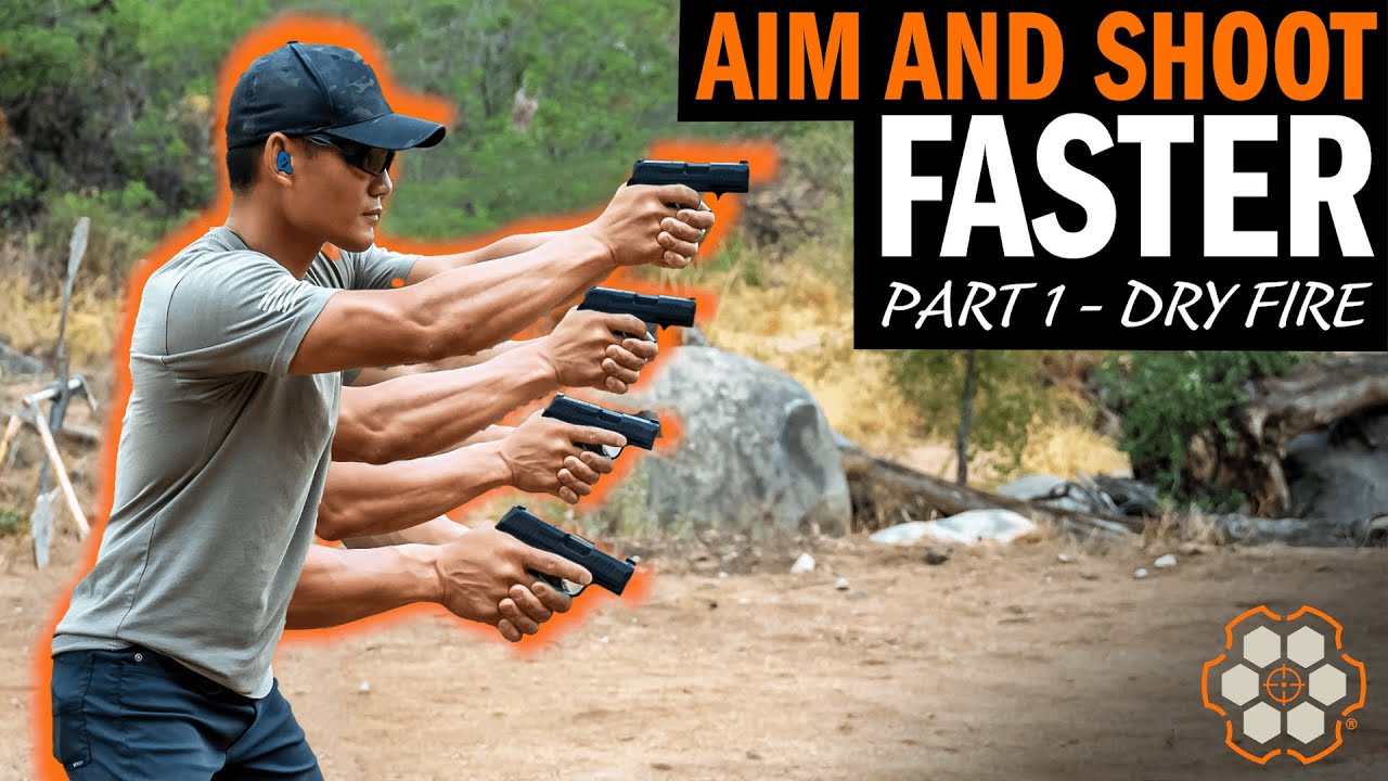 How To Aim and Shoot Faster (Part 1 - Dry Fire) - YouTube