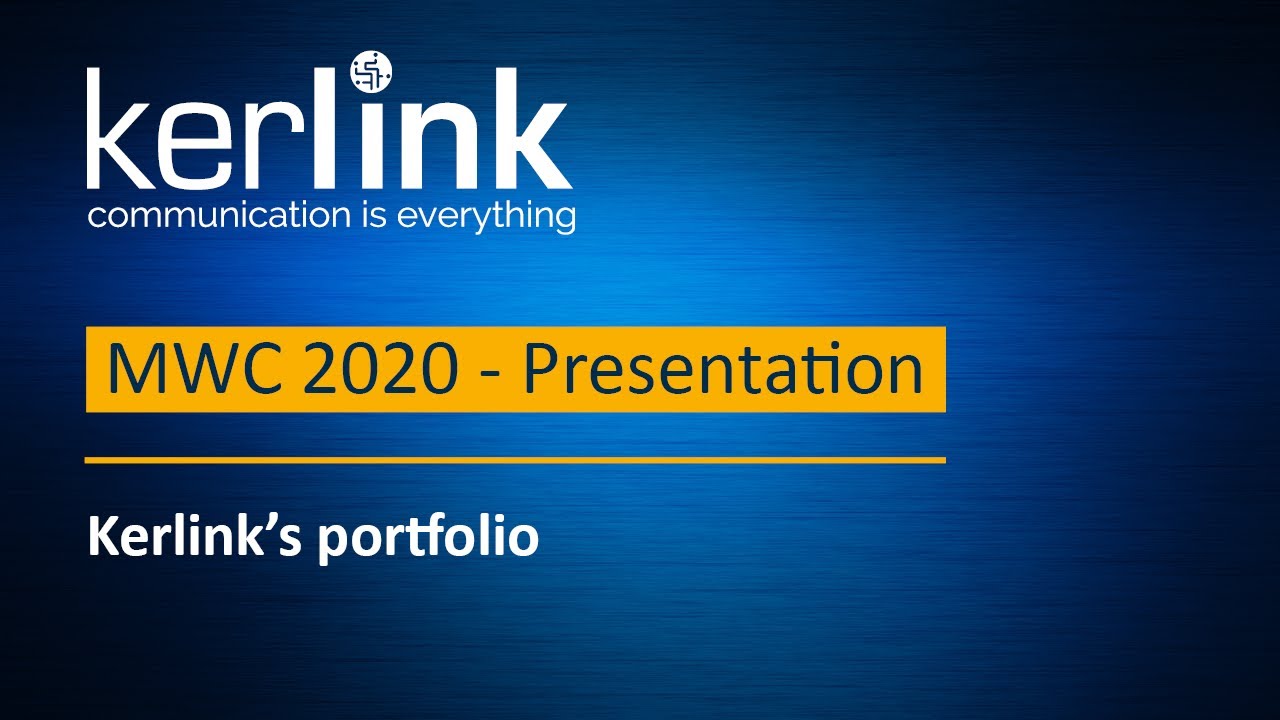 Mobile World Congress 2020 - Presentation - YouTube