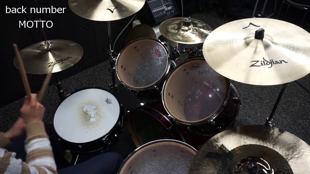 MOTTO / back number 【ドラム演奏】 - YouTube