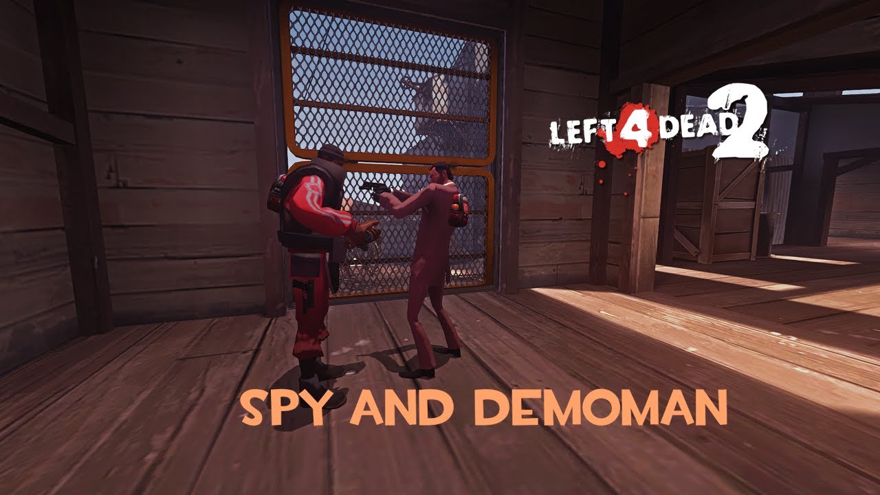2 mercenaries vs Zombie Apocalypse: Demoman and Spy - Payload Upward ...