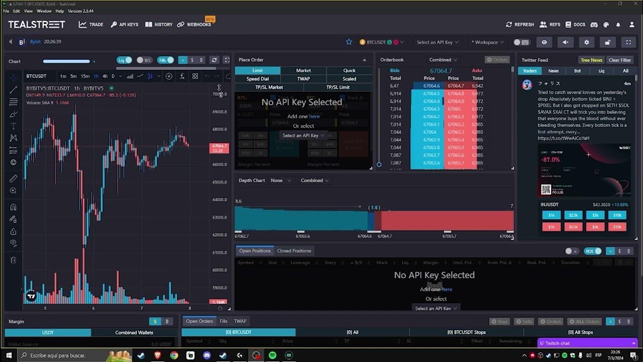 Vincular API KEY TealStreet-BitMEX - YouTube
