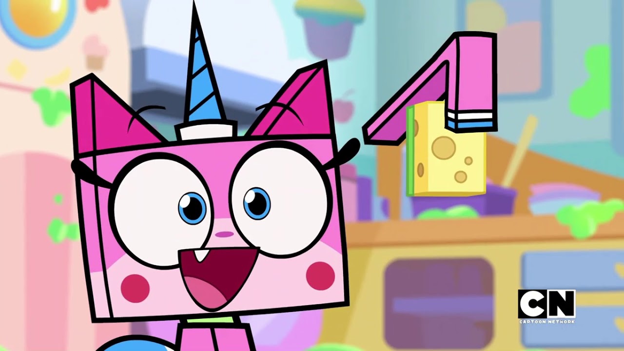 Unikitty! - Cleaning The Floor With SpongeBob - YouTube