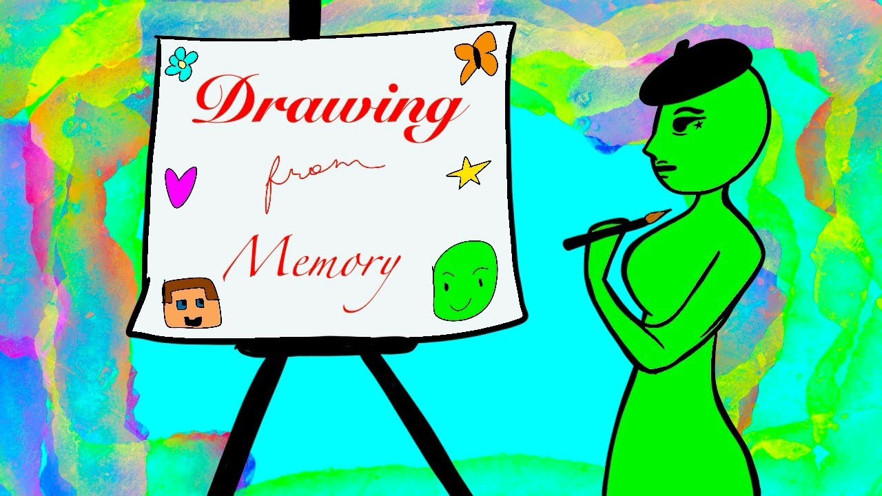 Drawing my favorite characters from memory - YouTube