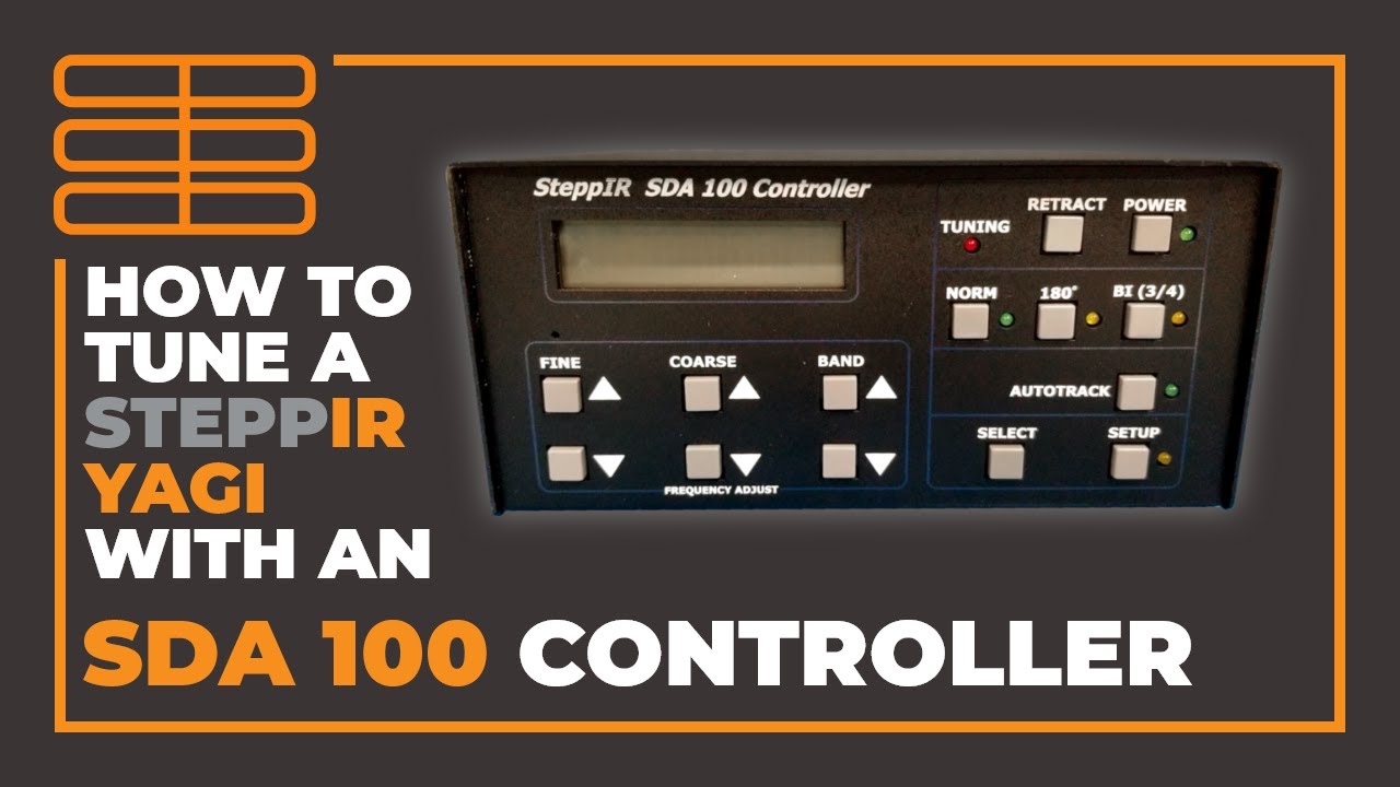 How To Tune A SteppIR Yagi Antenna With An SDA 100 Controller - YouTube