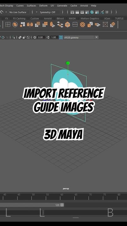 How to import Guide images into 3d maya. Image Plane #modelviewer #3dart #digitalart #7biiona ...