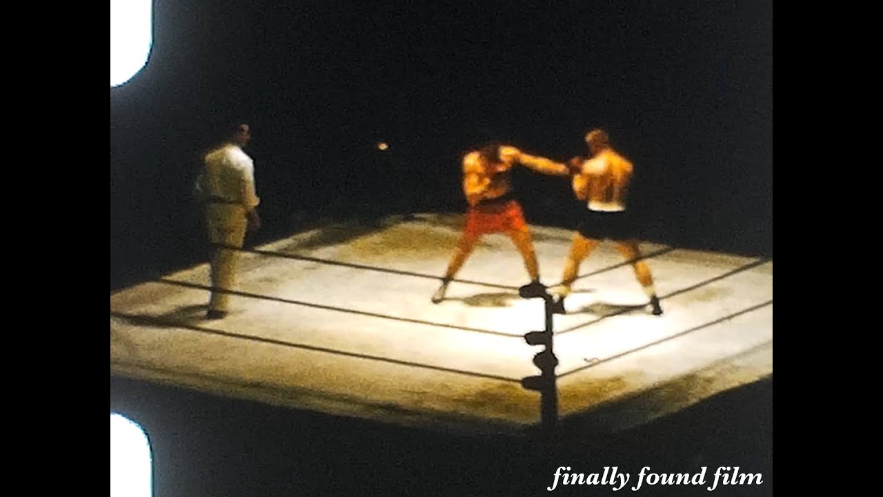 Vintage 1960 Golden Gloves boxing found footage home movie clip 1960s ...