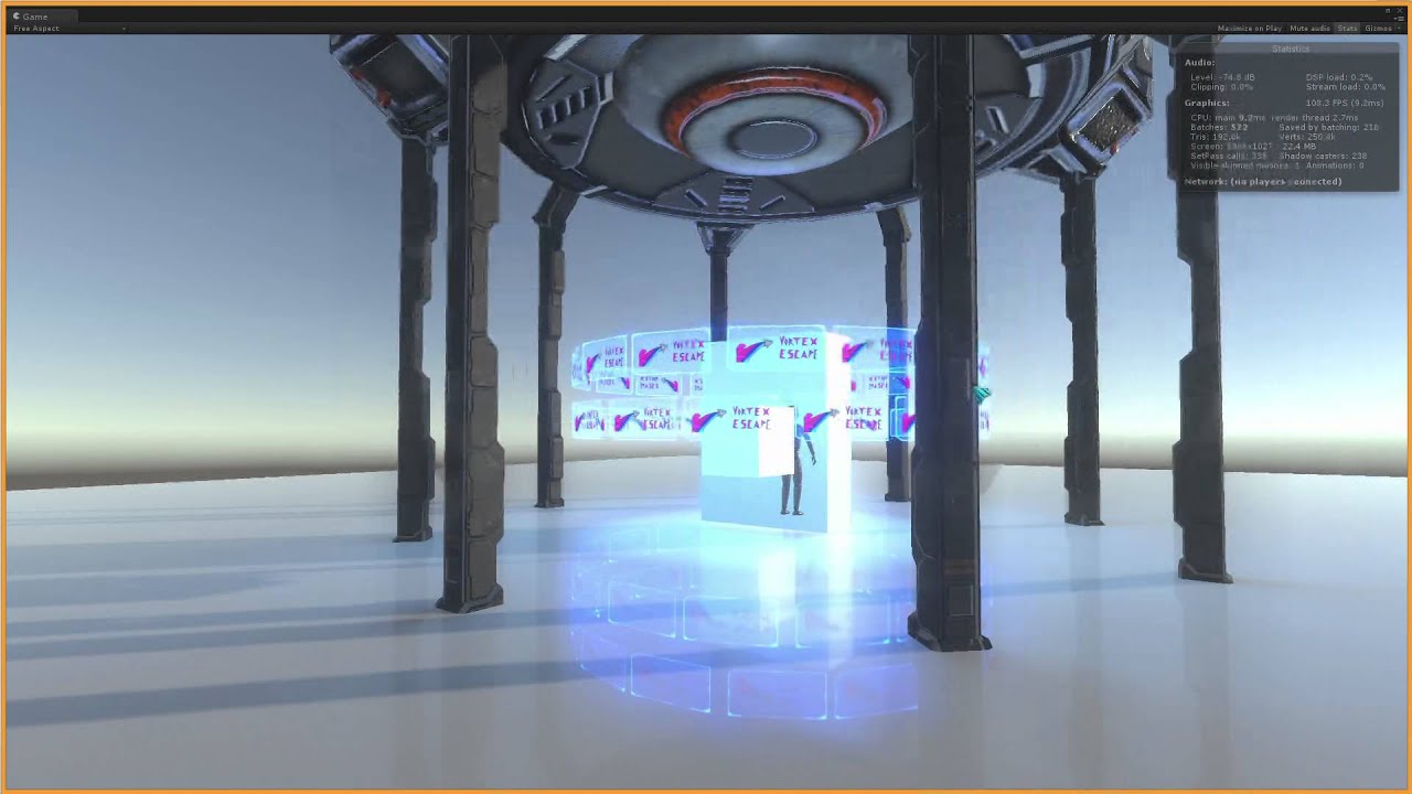 Using enlighten to illuminate a scene with holographic displays. - YouTube