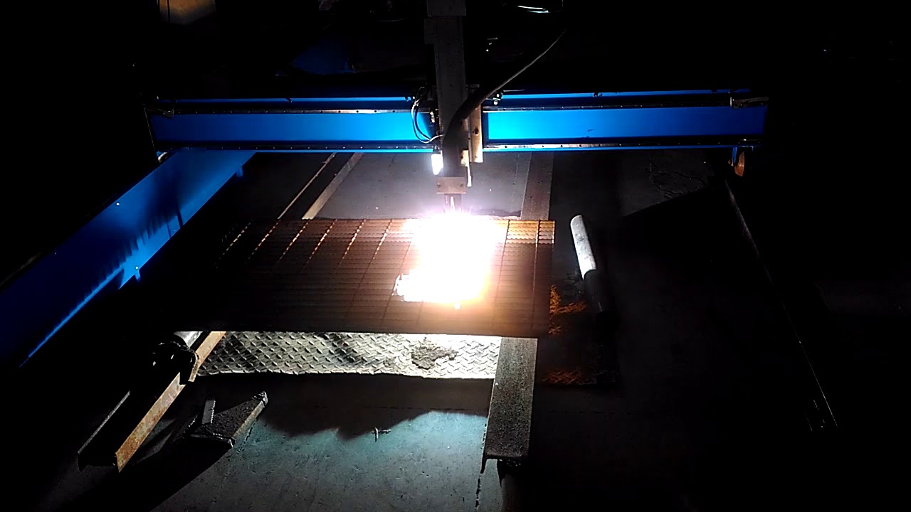 CNC Plasma Grating system for Profiles - YouTube