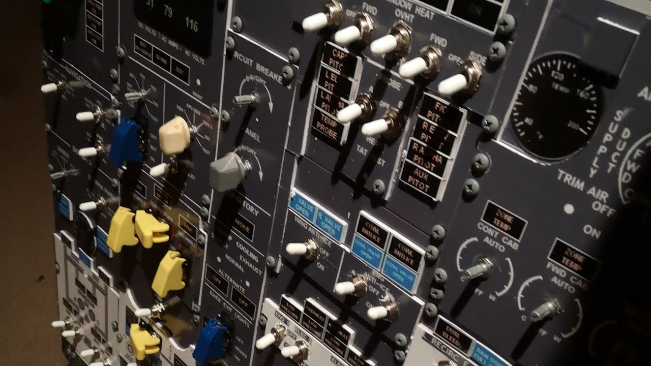 Boeing 737 Overhead ( cómo hacer un Overhead de 737 en casa) $150 ...