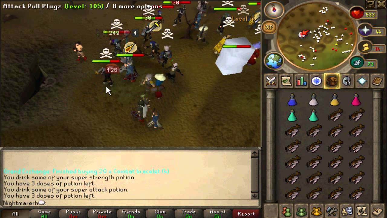 Runescape High Risk Wild Pking Vid 36 Hammer Bash! - YouTube