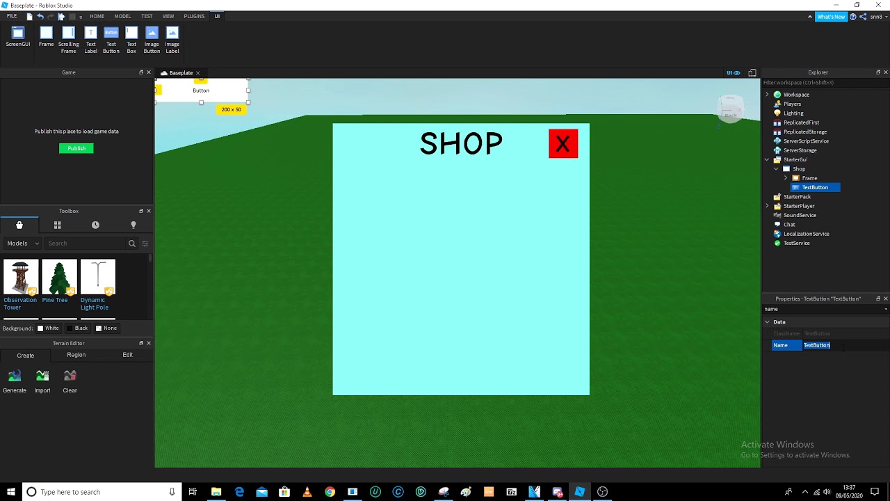 How to make a ShopGUI in roblox studio 2020 (WORKING) - YouTube