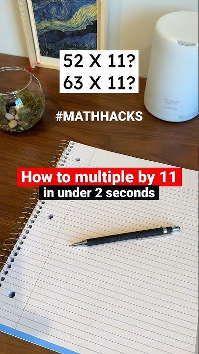 How to multiply by 11 quickly in under 2 seconds - math tips, tricks ...