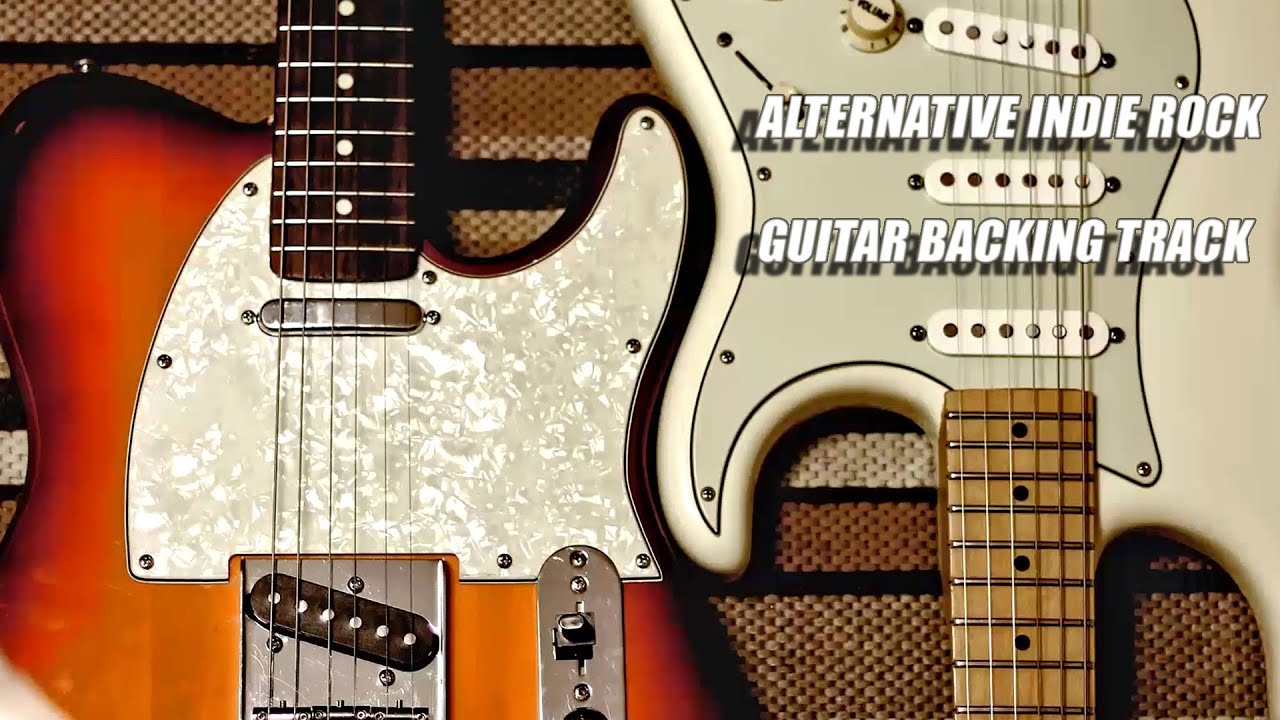 Alternative Indie Rock Guitar Backing Track A Major - YouTube