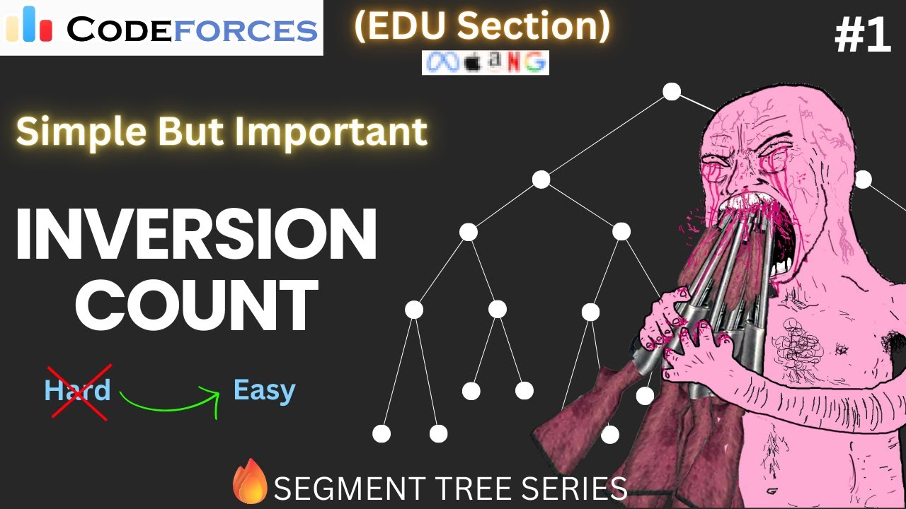 L-01. Inversion Count Explained | Segment Tree Series | Codeforces EDU | Must-Know Concept - YouTube