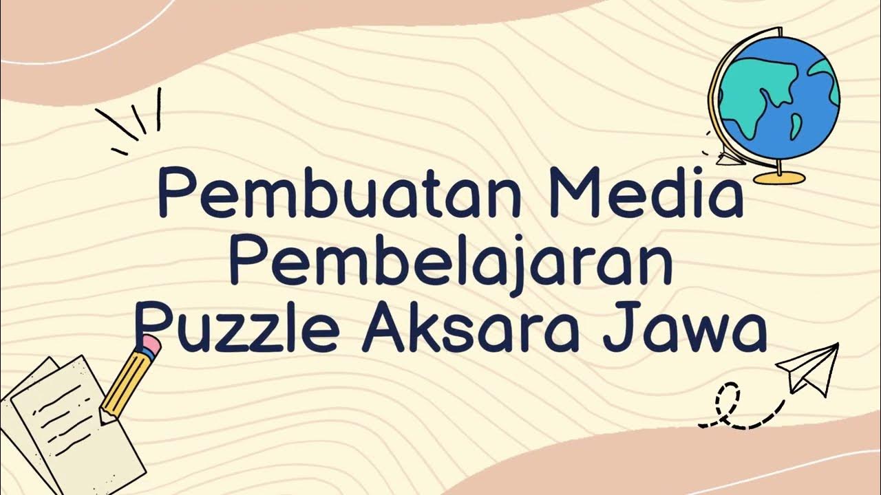 Pembuatan Media Pembelajaran Puzzle Aksara Jawa - YouTube