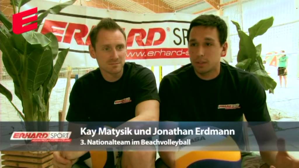 Ohne ERHARD SPORT kein Beachvolleyball (Kay Matysik & Jonathan Erdmann, Berlin) - YouTube