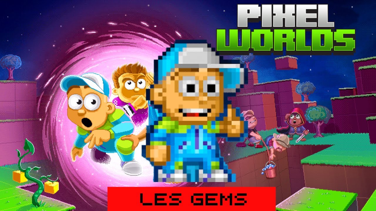 Le meilleur moyen de farm des gems sur pixel world ! - YouTube