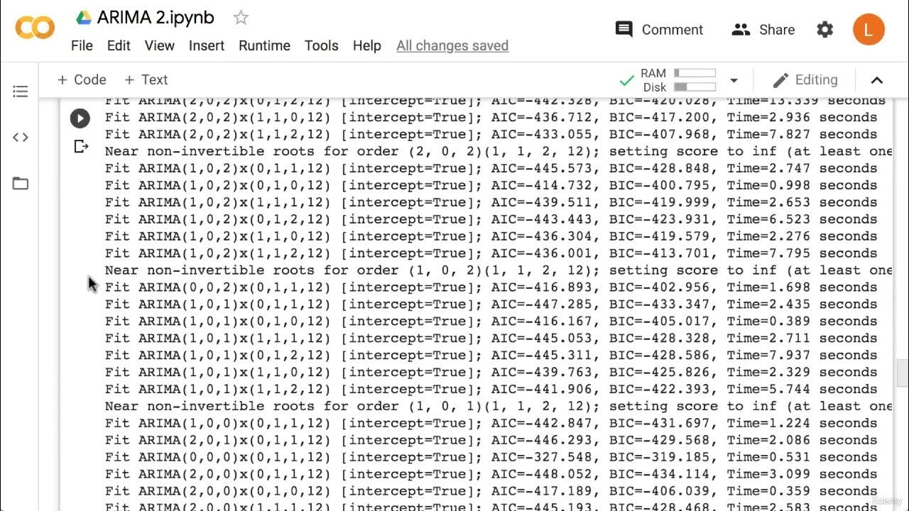 3.27. ARIMA in Code pt 2 - YouTube