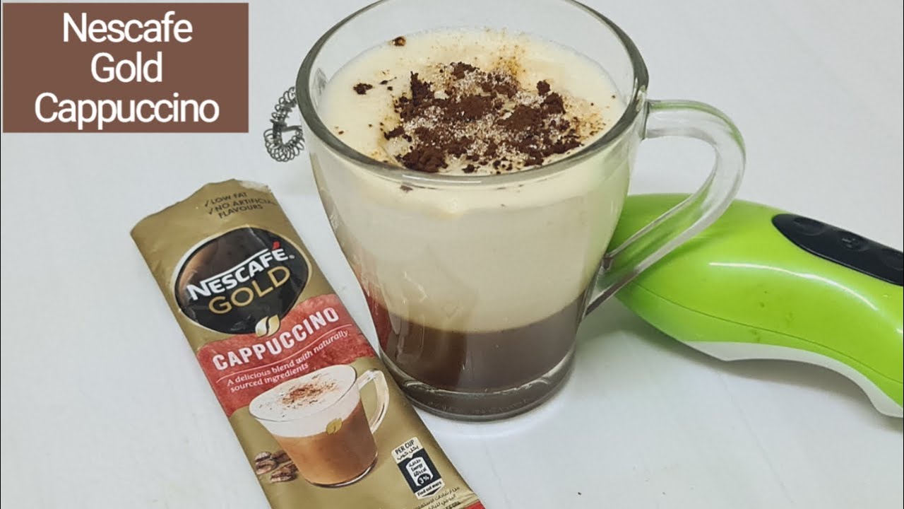 Nescafe Gold Cappuccino Coffee Recipe By Ama Hawa - YouTube
