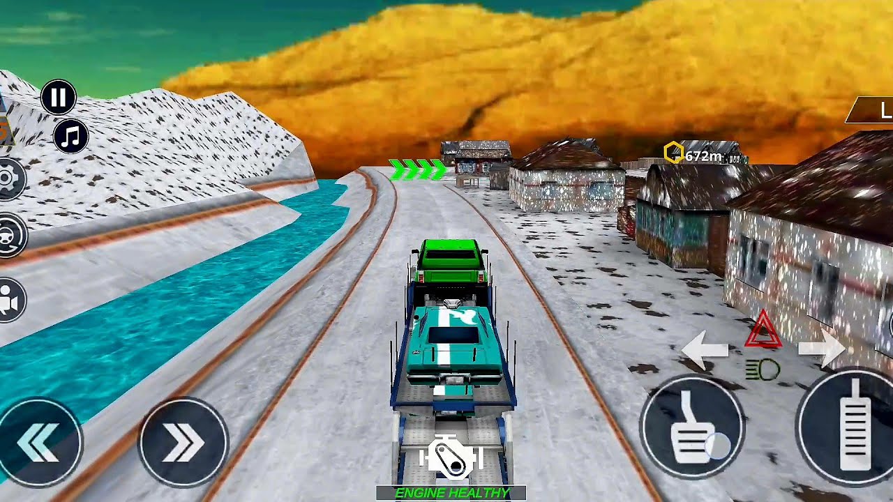 Transport Loaded Vehicles To Rain Forest Designation gaming video - YouTube