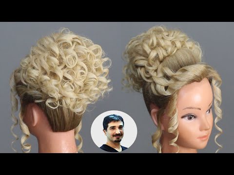 TEPEDE DALGALI TOPUZ SAÇ MODELLERİ NASIL YAPILIR