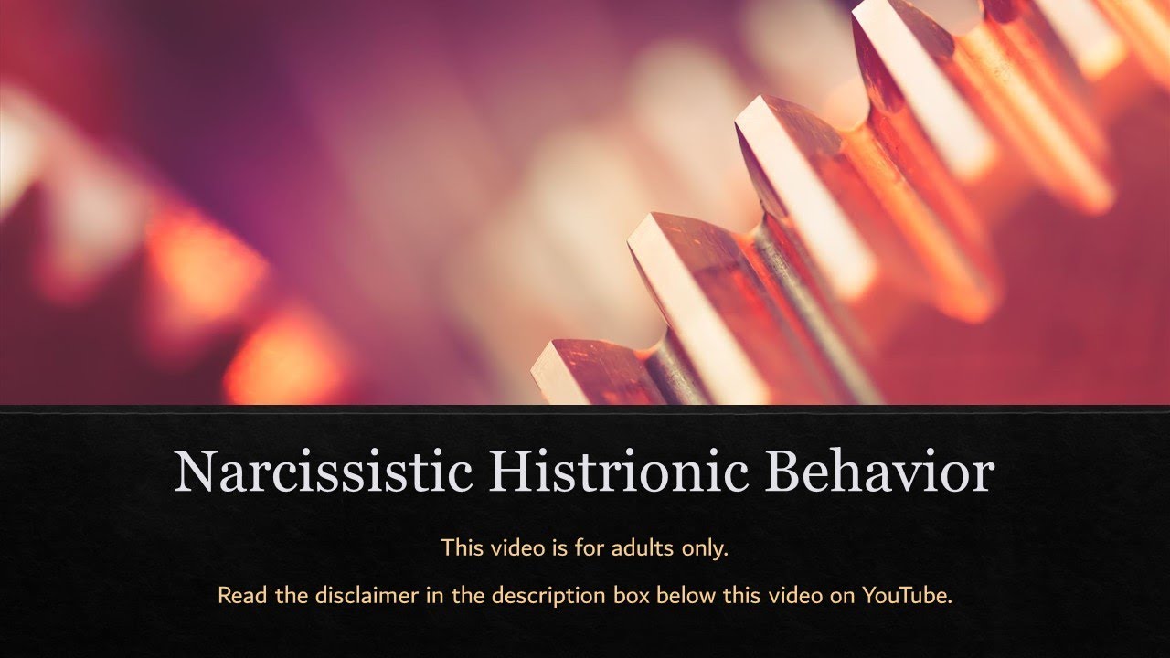 3rd • Narcissistic-Histrionic Differences In Behaviors • Center Of ...