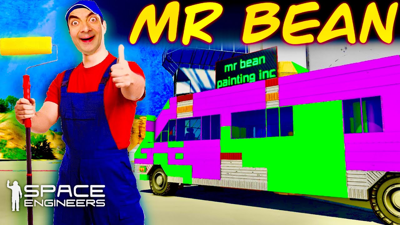 Mr Bean’s Painting Business In Space Engineers - YouTube