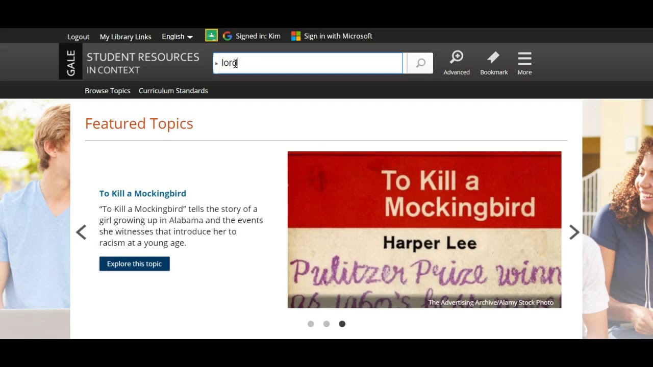 Gale Database - YouTube