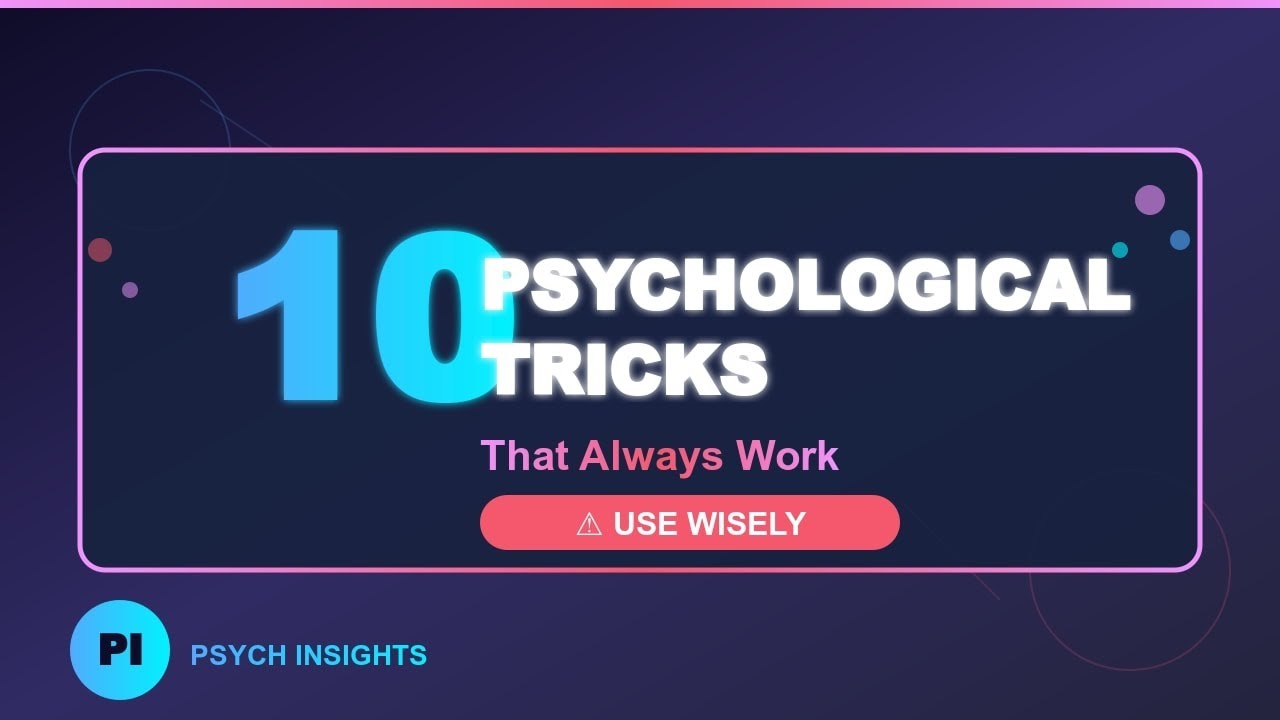 10 Psychological Tricks That Always Work - YouTube