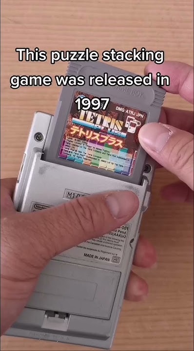 Tetris Plus Stacking Puzzle Mode for the Game Boy - YouTube