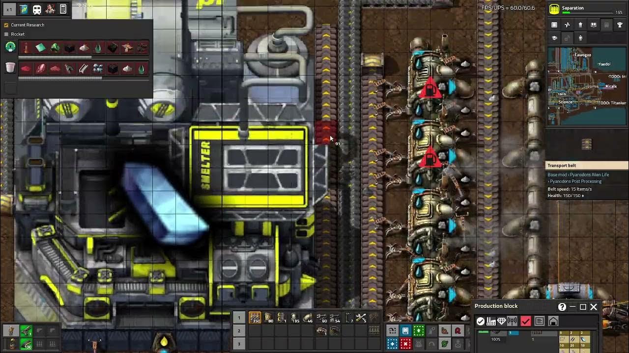 Factorio PyBlock 2025 - Episode 58 - Getting on track, like a pro(?) - YouTube