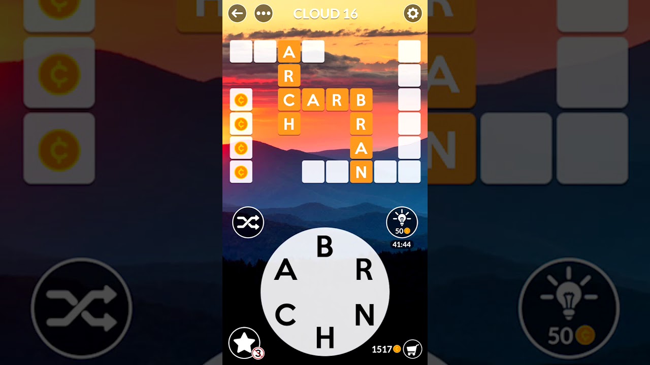 Wordscapes Cloud 16 | Wordscapes Answers - YouTube
