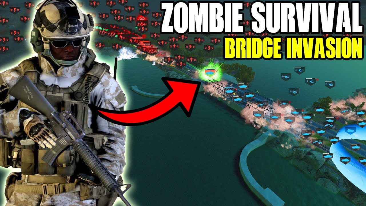 This Terrifying ZOMBIE SURVIVAL Bridge Defense is IMPOSSIBLE... - New ...