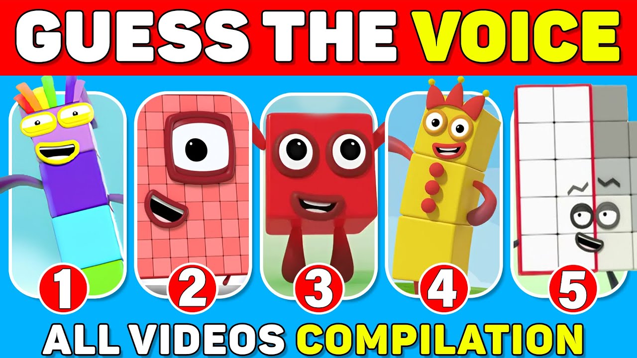 ALL NUMBERBLOCKS compilation.💥 Guess the Characters by Their Voice ...