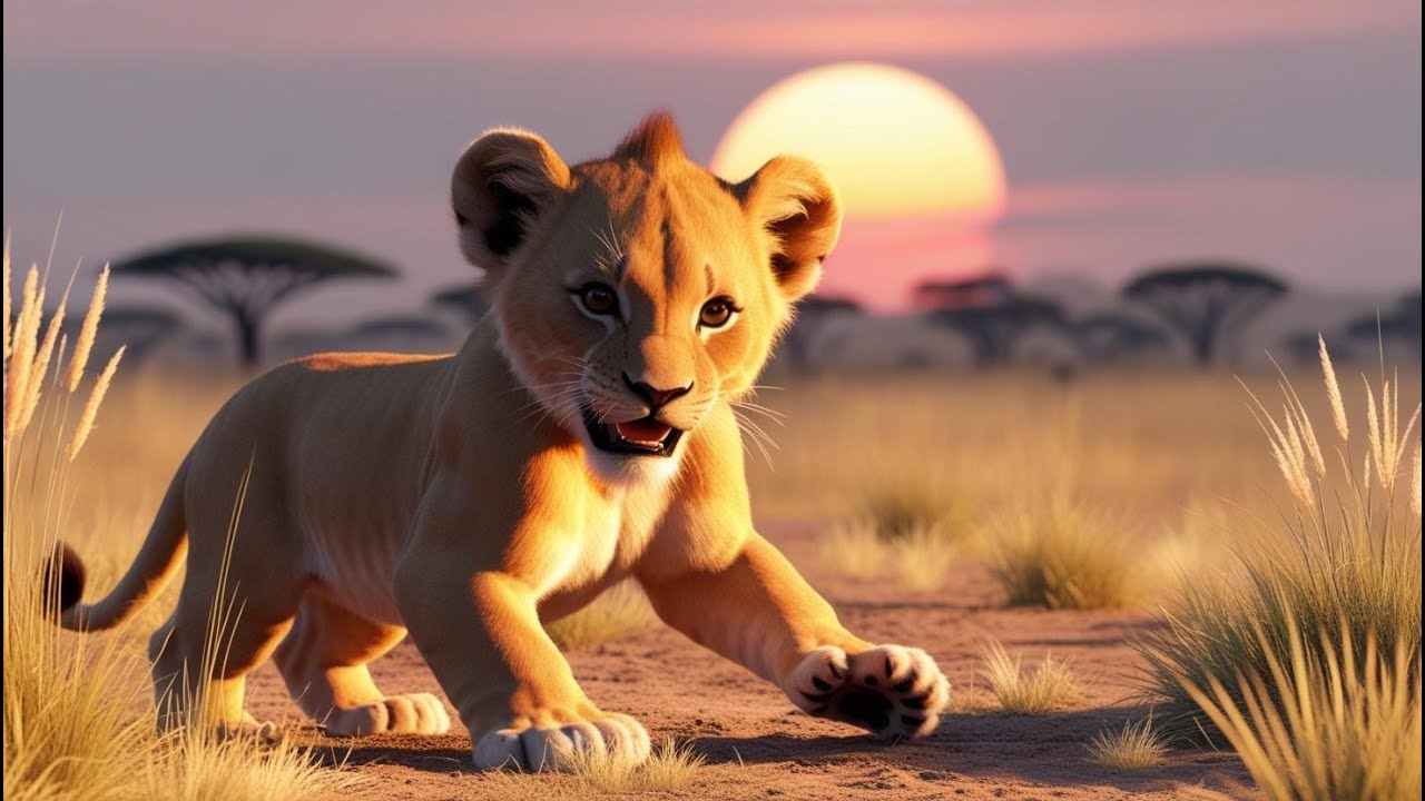 Blessed the Lion King. MUFASA the LION KING. kids learning singing ...